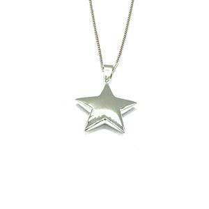 925 Sterling Silver STAR Pendant Charm Small to Big Size on 925 Sterling Silver STAR Pendant Charm Small to Big Size on