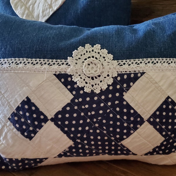 Denim Pillow Covers - Etsy