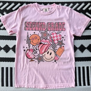 Second Grade Doodle Aesthetic Shirt || Grade Level || Back-to-school ...