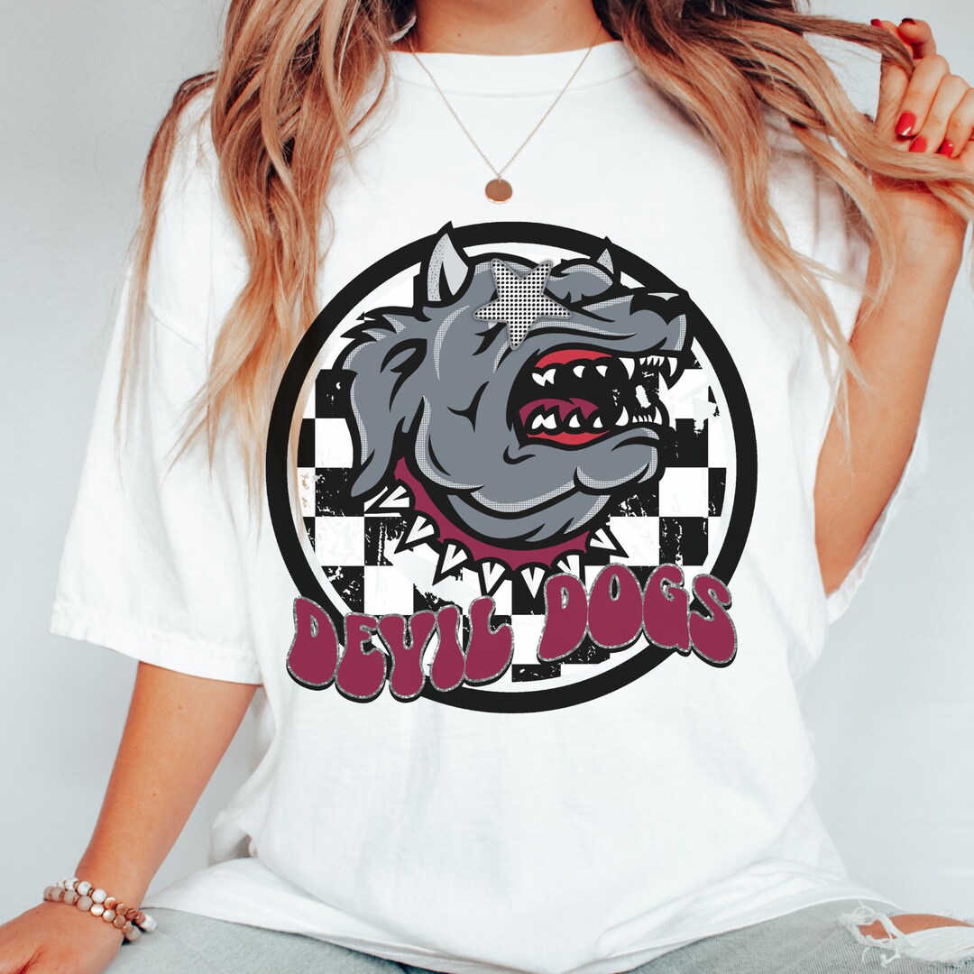Preppy Devil Dogs Shirt | Game Day Devil Dogs Shirt | Unisex | Go ...