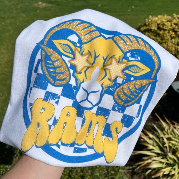 Rams School Svg - Etsy