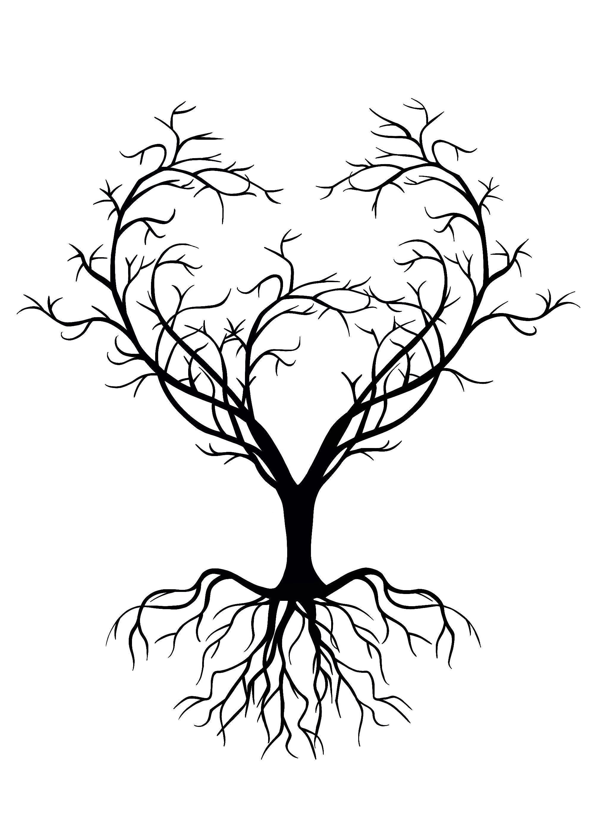 Heart Tree Clipart