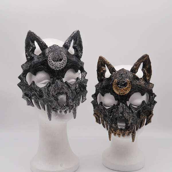 Skull Dog Mask - Etsy