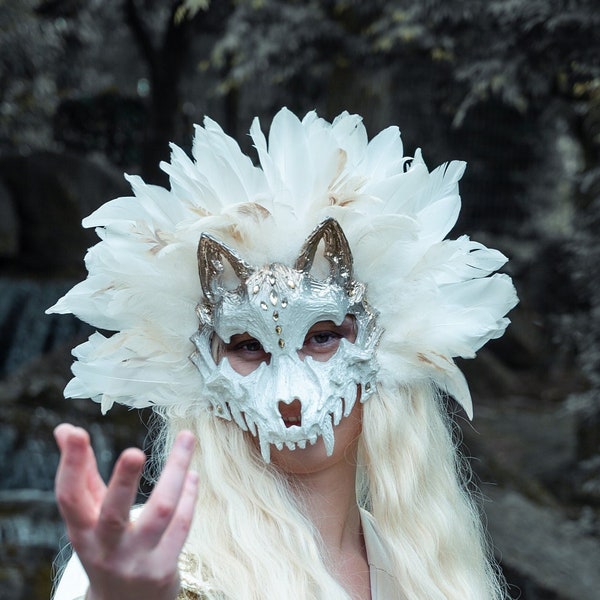 Wolf Headdress - Etsy