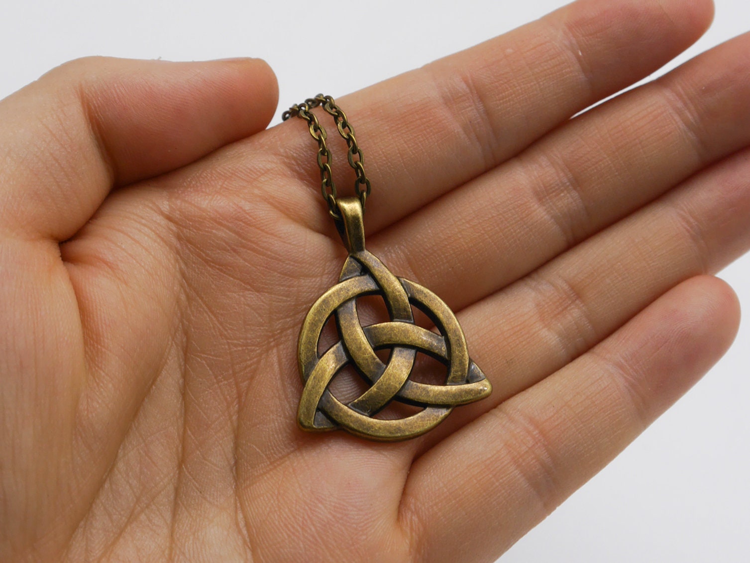 Chain Gothic Goth Wicca Pentagram Occult Jewellery Celtic Knot - Etsy