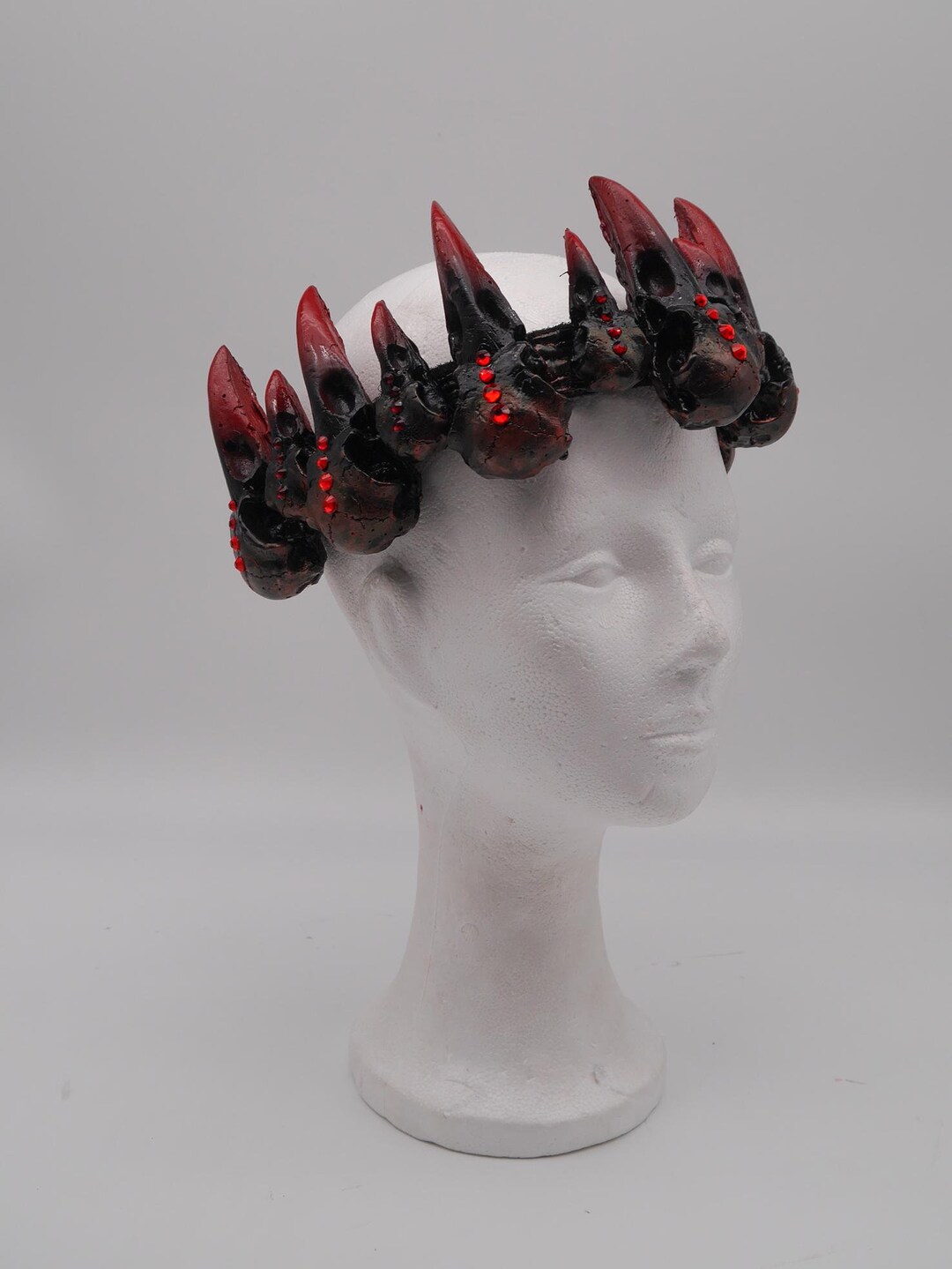 Bloody Raven Shaman Crown Shaman Crown Raven Skull Bird Skull Witch ...