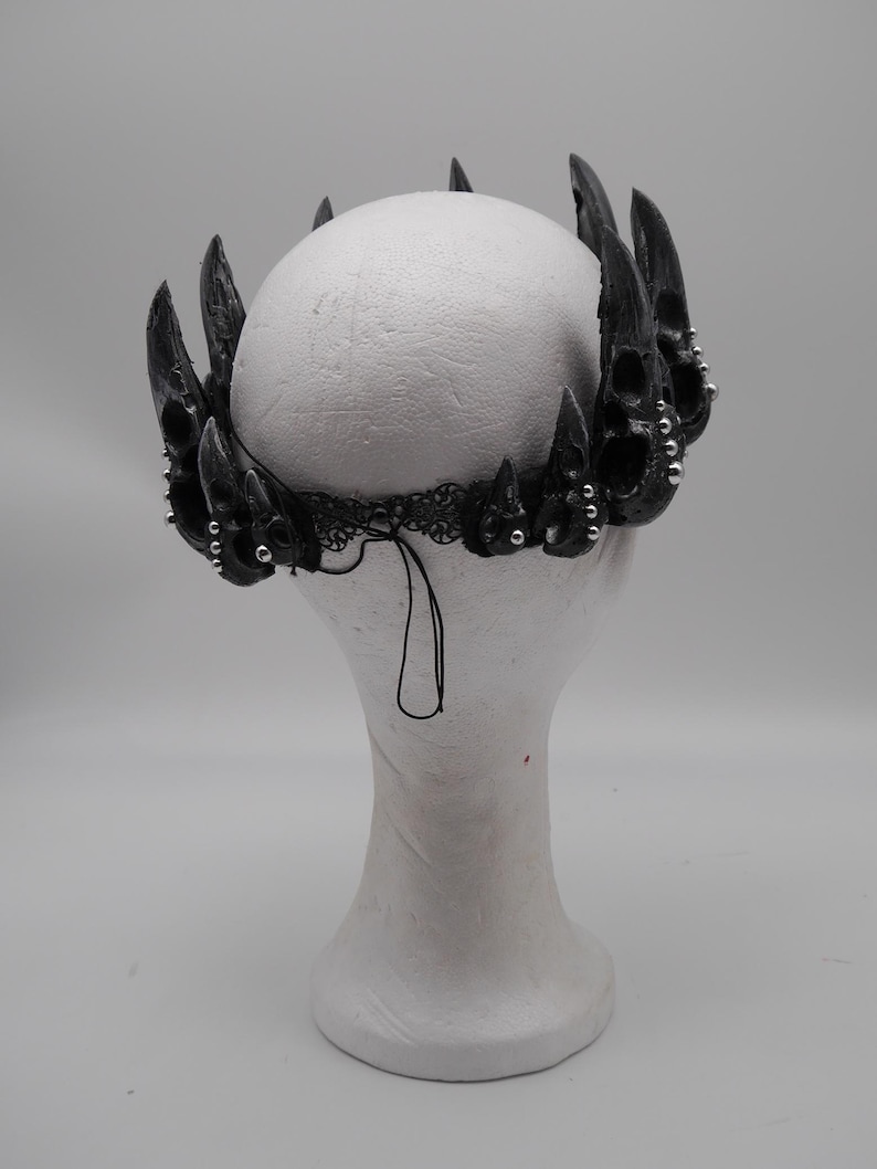 Shaman Crown ~ Raven Skull ~ Bird Skull ~ Witch ~ Viking ~ Skull ...