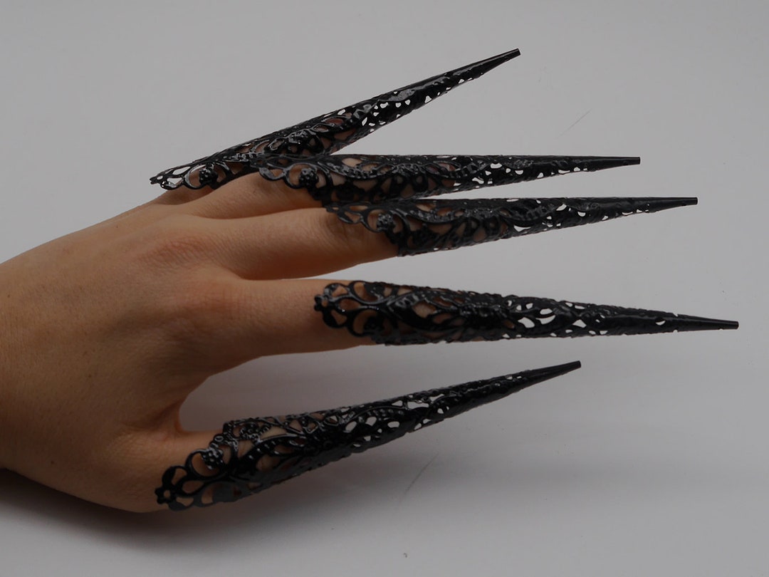 5pc Filigree demon Claws Nails XXL ~ Nails ~ Nagel ~ Krallen ~ Ringe ...
