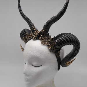 Dragon Goddess Gothic Horns Fantasy Headdress Demon Witch Festival ...