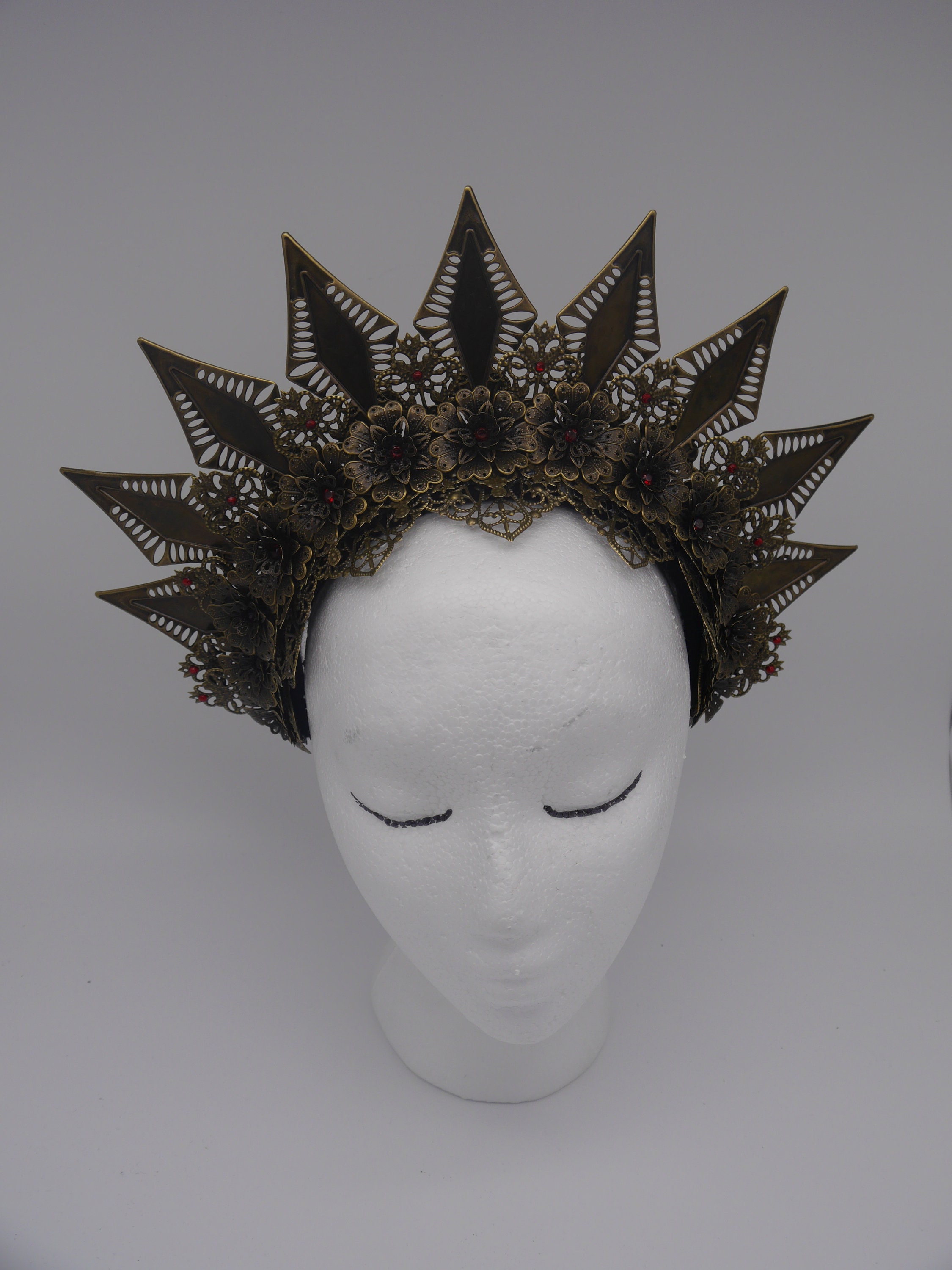 Gold Royal Metal Gloriole Halo Nimbus Crown Krone Kranz - Etsy
