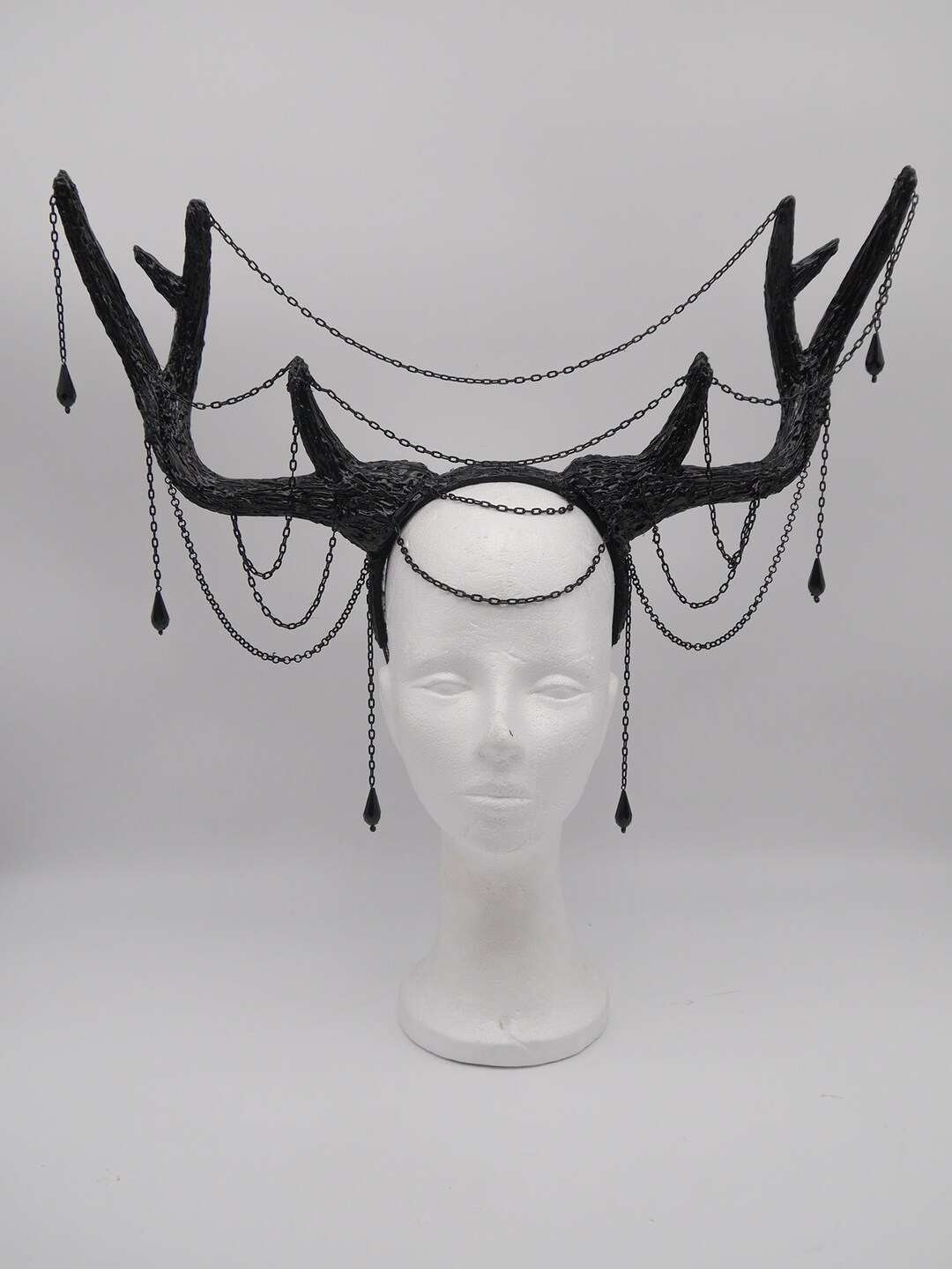 Gothic Antler Headpiece Dreamcatcher Headdress Horns Headpiece Royal ...