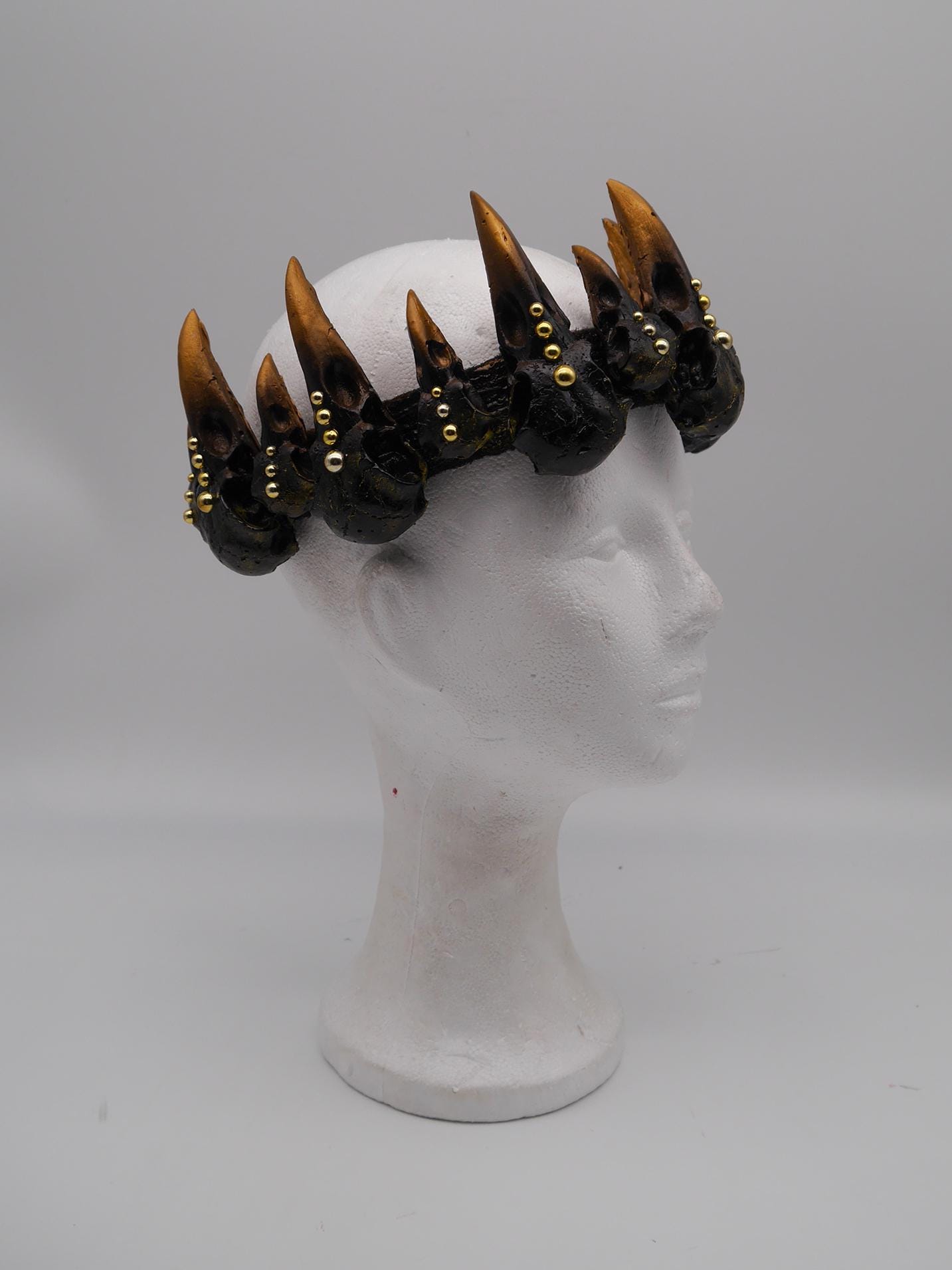 Shaman Crown ~ Raven Skull ~ Bird Skull ~ Witch ~ Viking ~ Skull ...