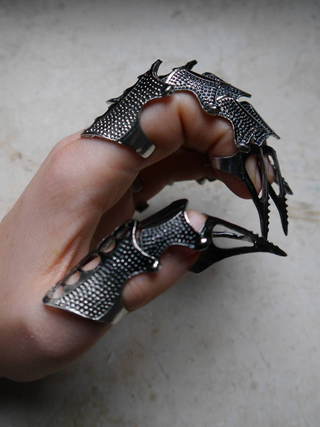 1pc or 5pc silber gold black Dragon Claws Nails - Etsy.de