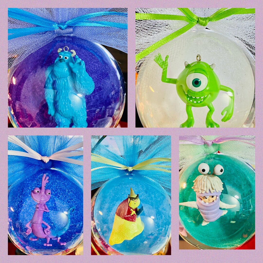 Monsters Globe Ornament (available With Personalized Tag) - Etsy