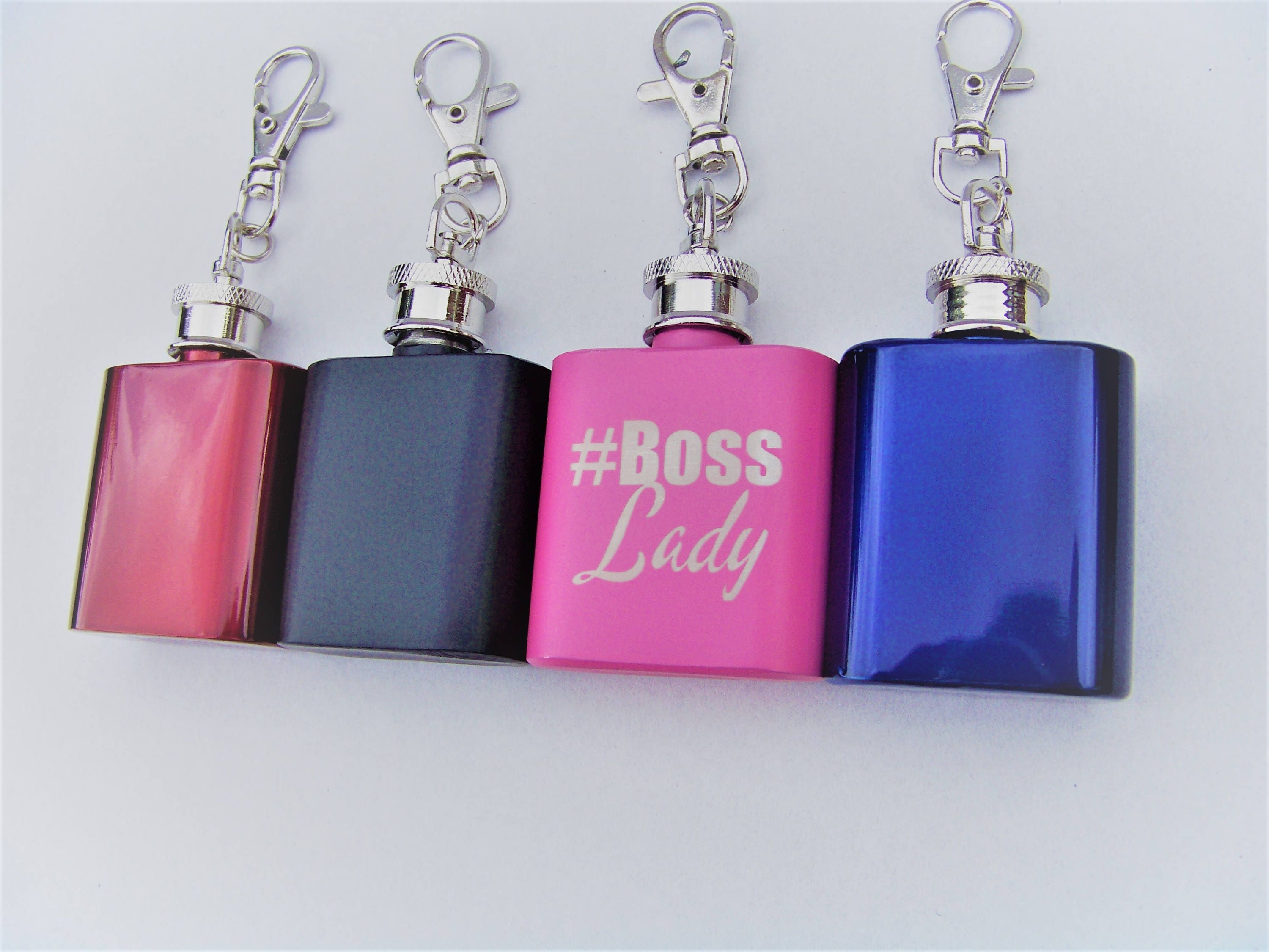 Keychain Mini Flask Custom Engraved Great for Bridesmaid - Etsy