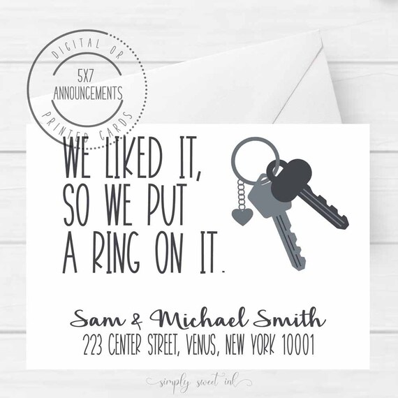 Funny Moving Card Moving Announcement We Liked It so We Put - Etsy UK