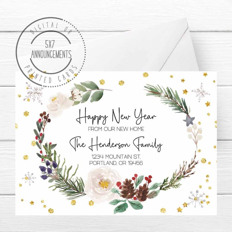 New Address Card - Etsy