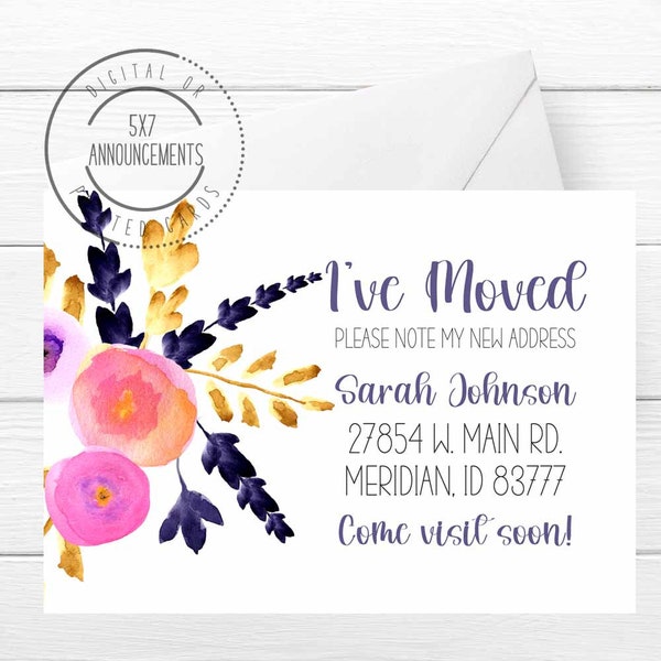 I've Moved Cards and Envelopes - Etsy