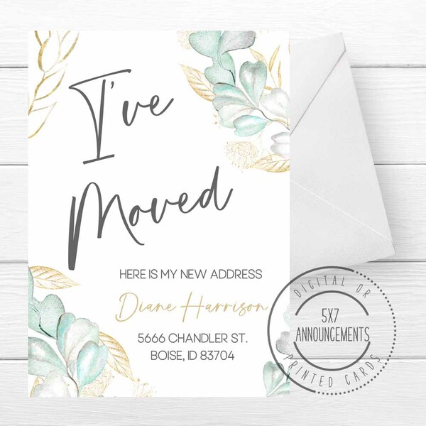 I've Moved Cards and Envelopes - Etsy