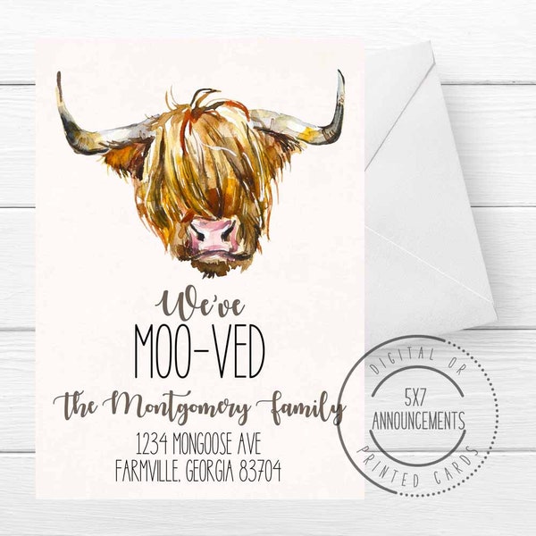 Highland Cow Postcards - Etsy