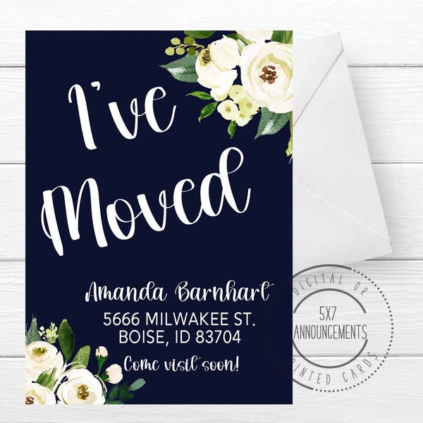 I've Moved Cards and Envelopes - Etsy