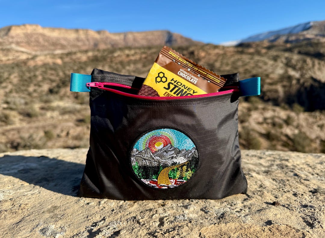 Ultralight Zippered Pouch With Patch - Medium - Etsy