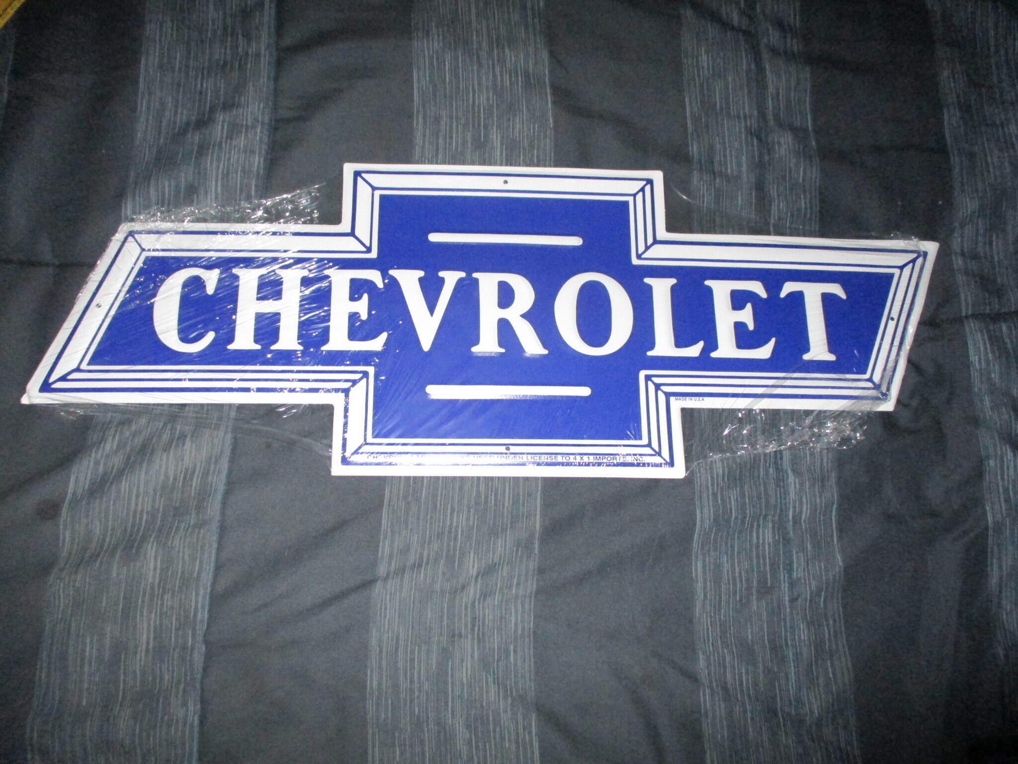 CHEVROLET BOWTIE LOGO Die-cut Embossed Metal Sign 24 Inches - Etsy