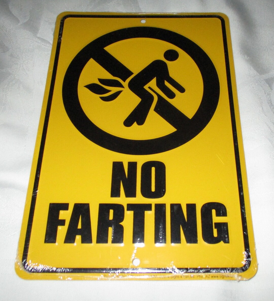 NO FARTING Metal Sign NEW - Etsy