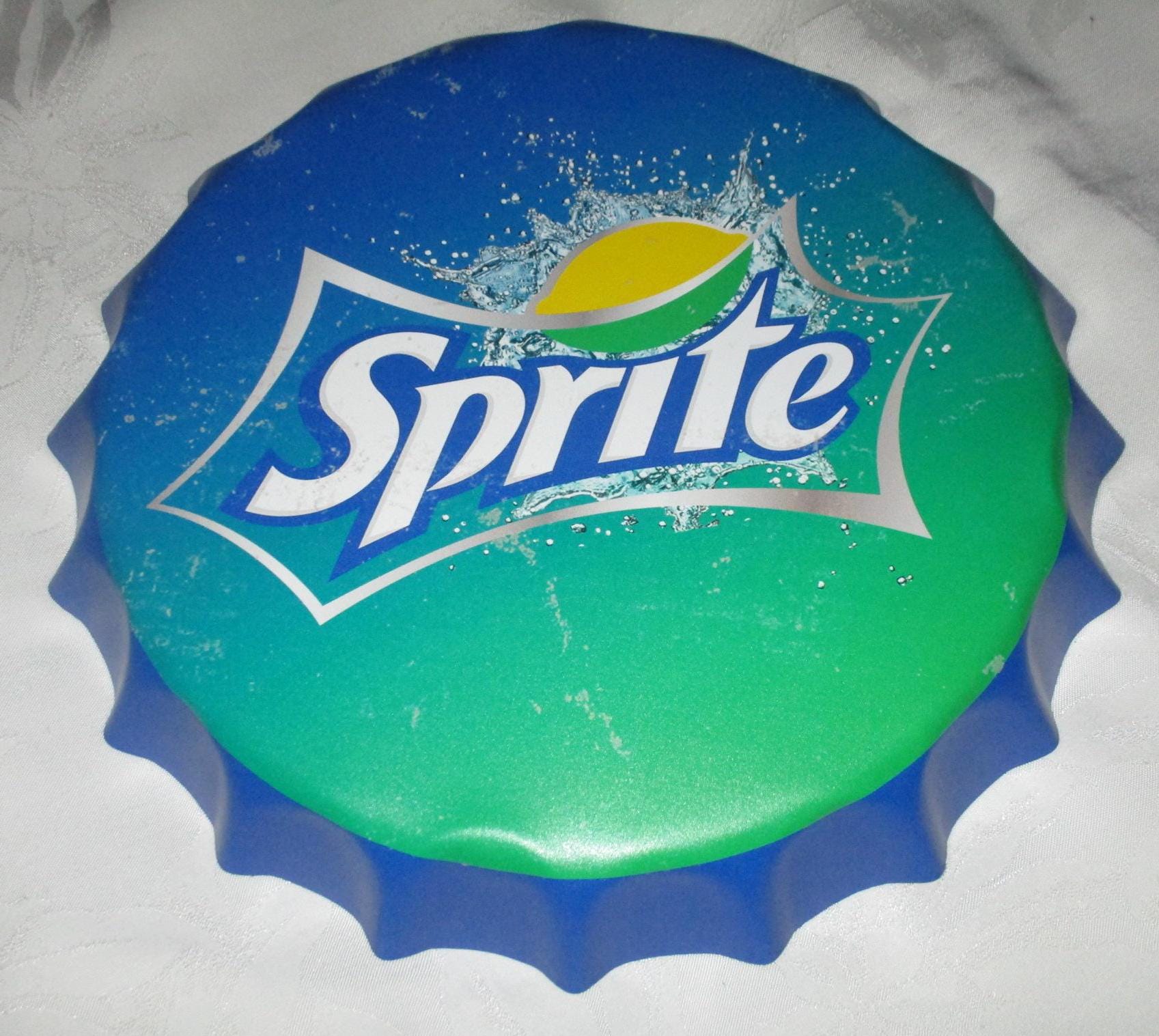 SPRITE SODA 3-dimensional Metal Bottle Cap Wall Sign Decor - Etsy
