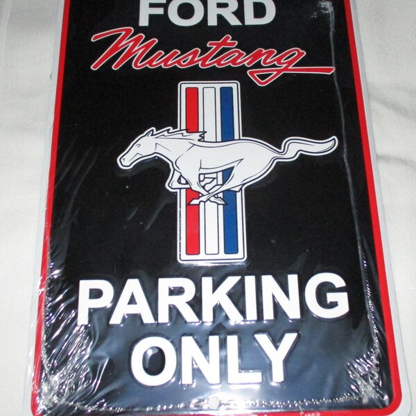 Mustang Parking Only Sign - Etsy