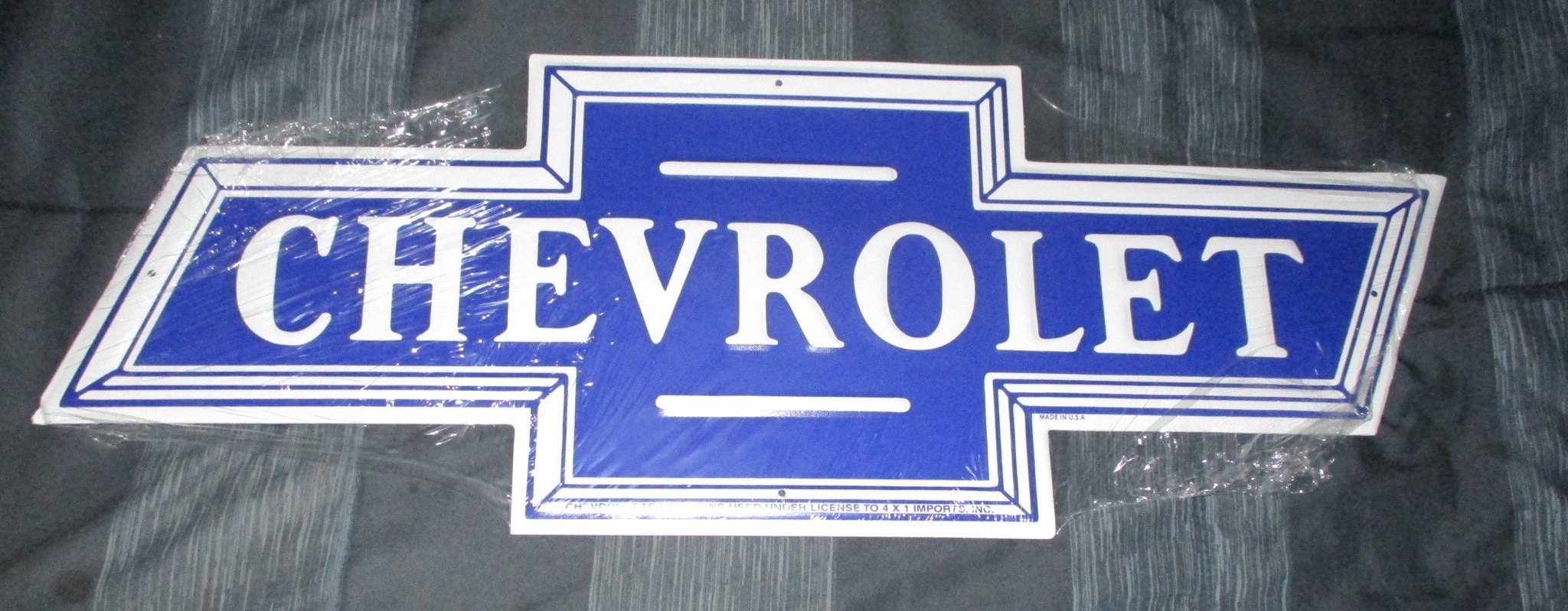 CHEVROLET BOWTIE LOGO Die-cut Embossed Metal Sign - 24 Inches Wide - Etsy