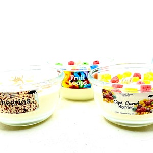 Fruity Loops, Cheerios, Capt Crunch Berries Coconut Soy Candle Cereal ...