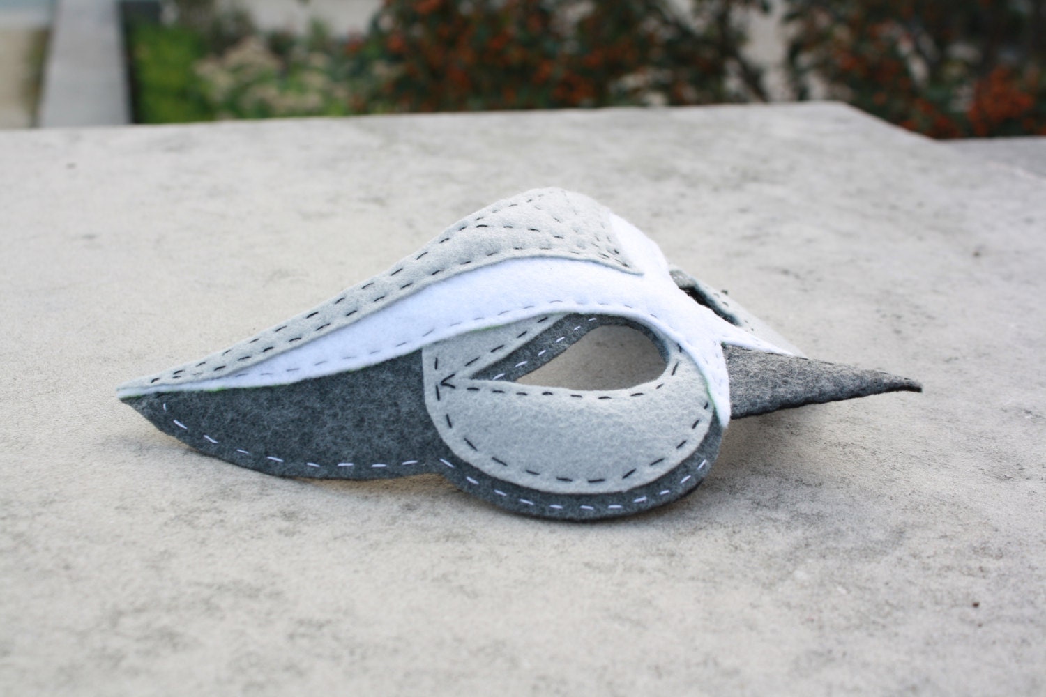 Handstitched Felt Mask, the Owl - Etsy