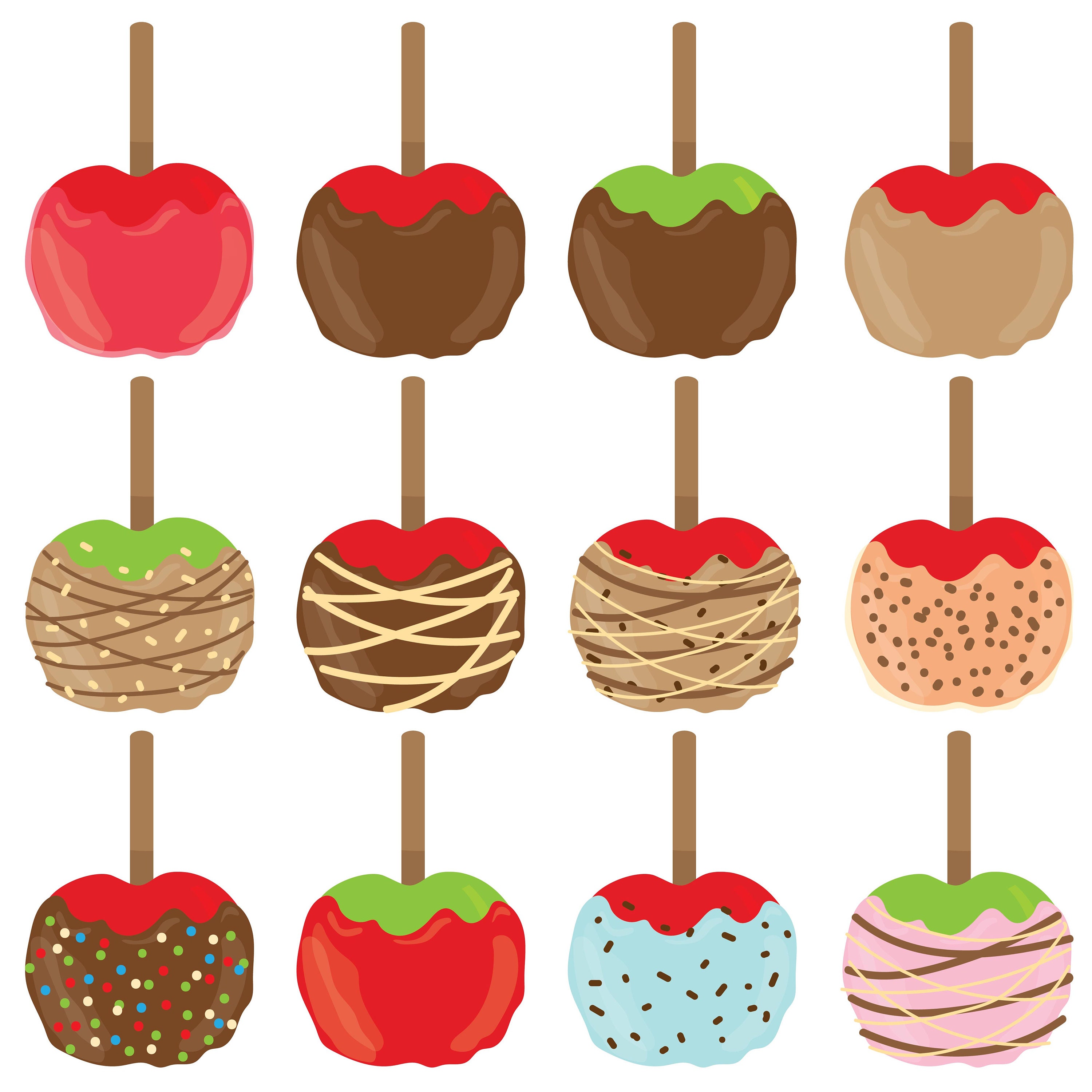 Candy Apple Clip Art