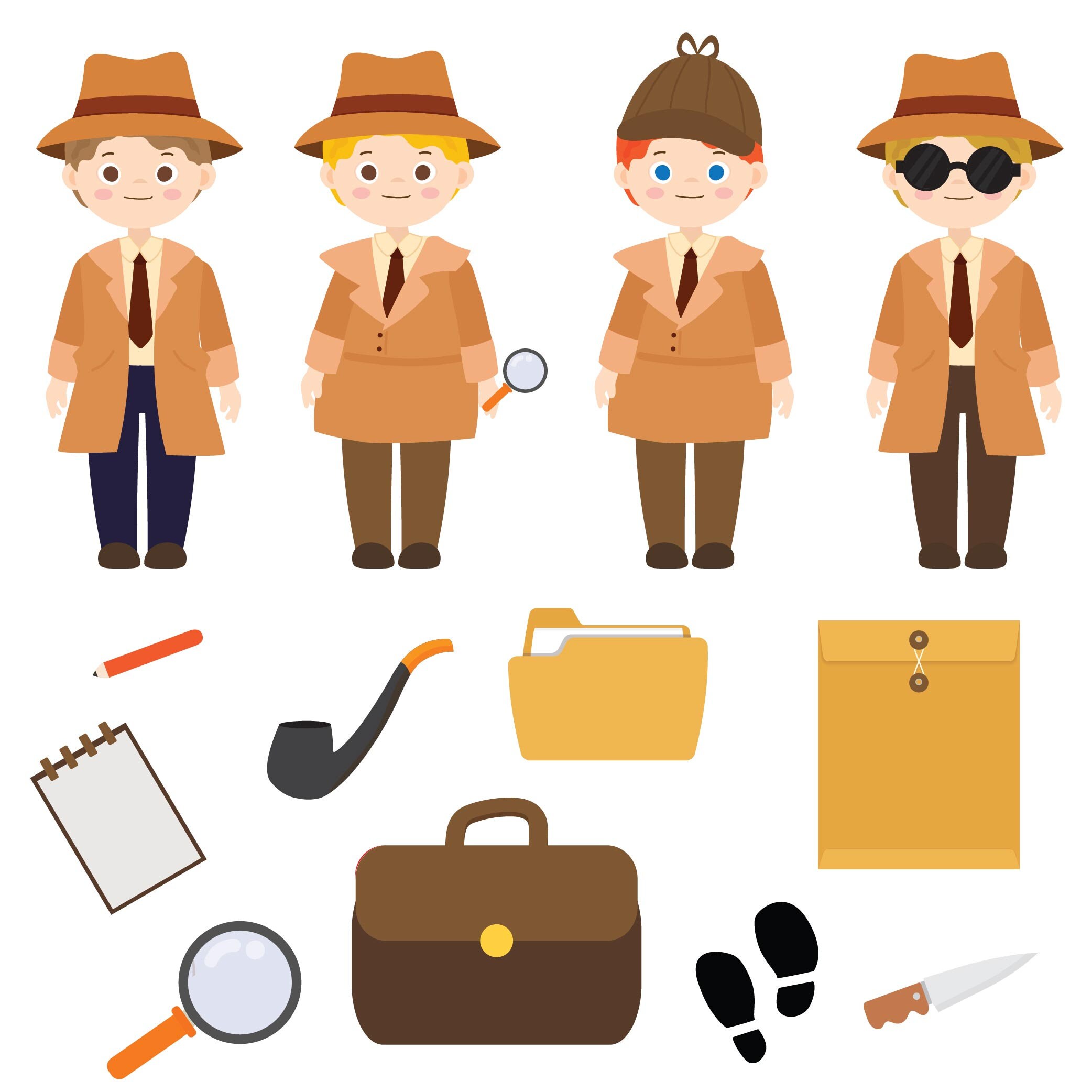 Detective Clipart For Kids