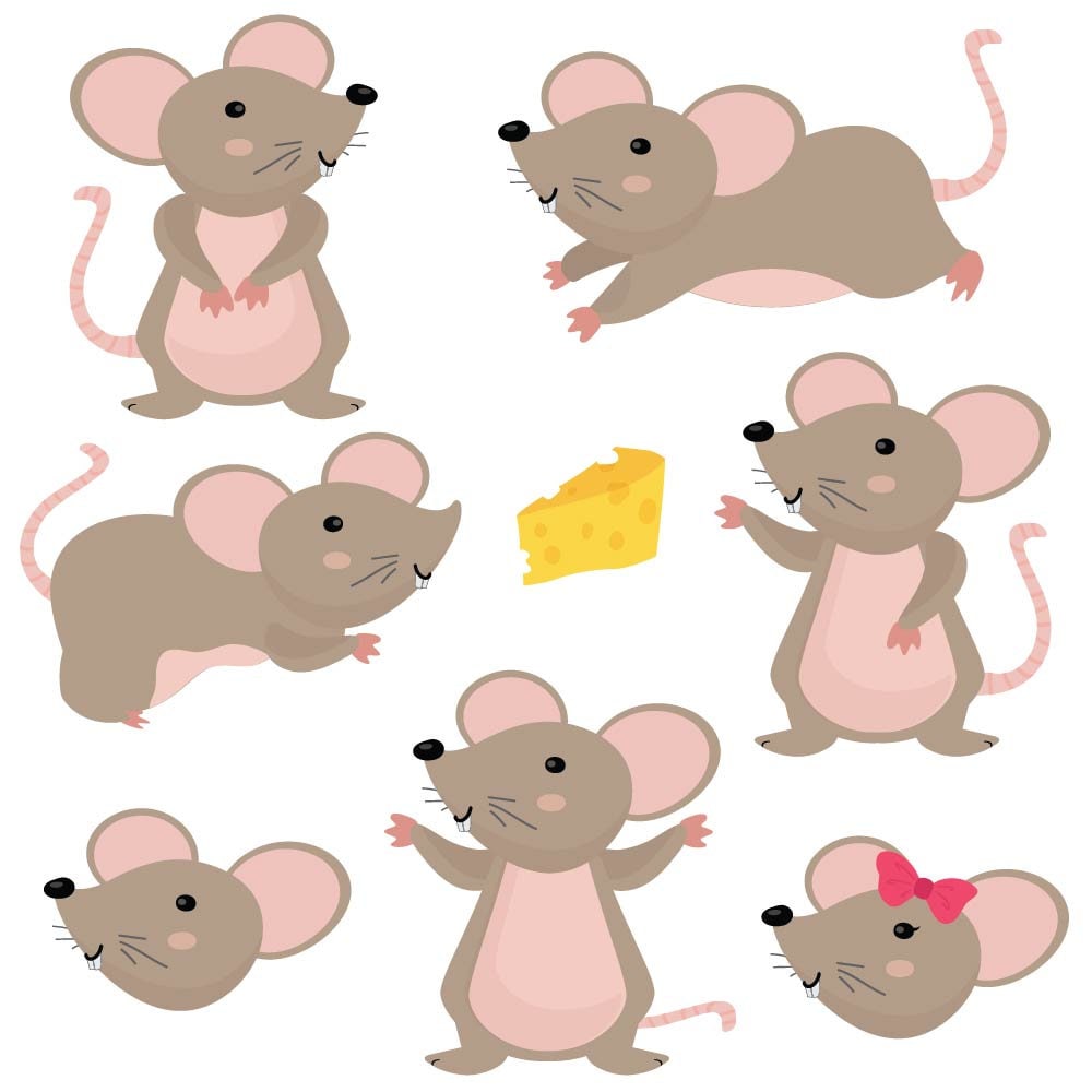 Group Of Mice Clipart