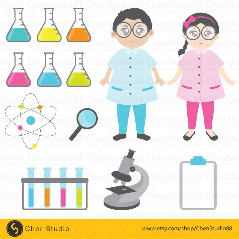 Mad Science Lab Clip Art