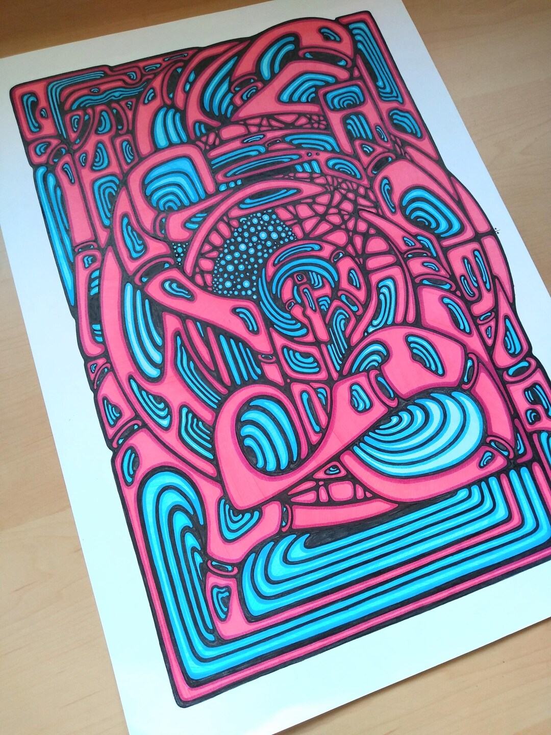 Phlvx Salamander III (2025) Original Pro-marker Illustration by Cujo ...