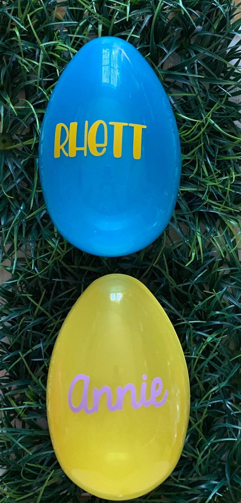 Personalized Easter Eggs/ Jumbo Easter Eggs/ Plastic Eggs/ - Etsy