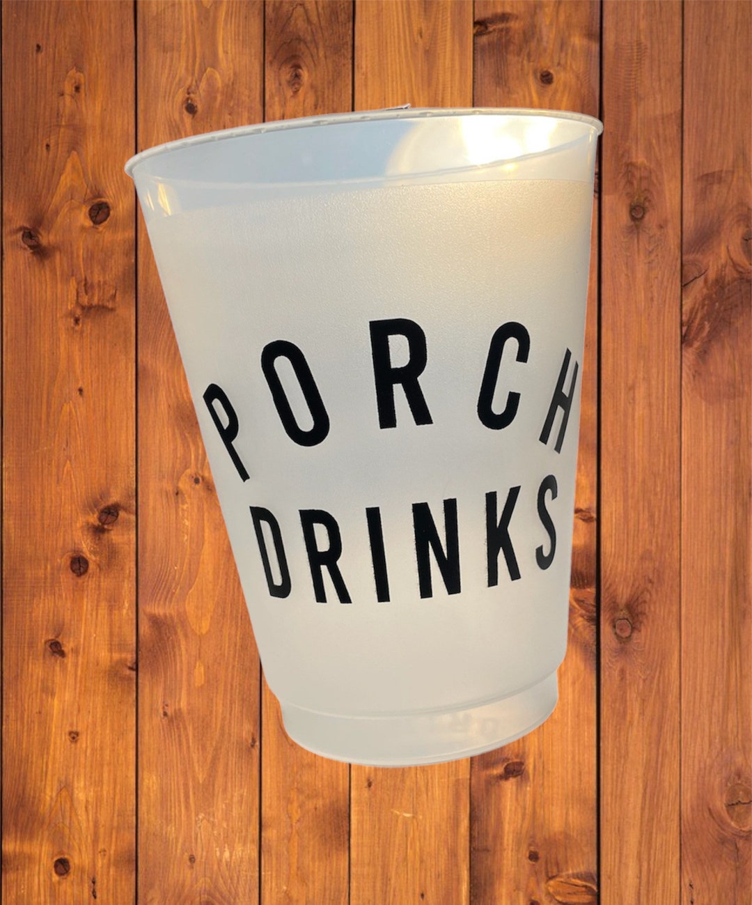 Porch Drinks Cups/porch Sips/ Set of Cups - Etsy