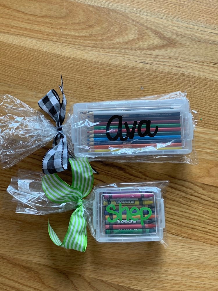 Colored Pencil Case/ Markers Case/ Crayon Box/ Craft Box/ | Etsy