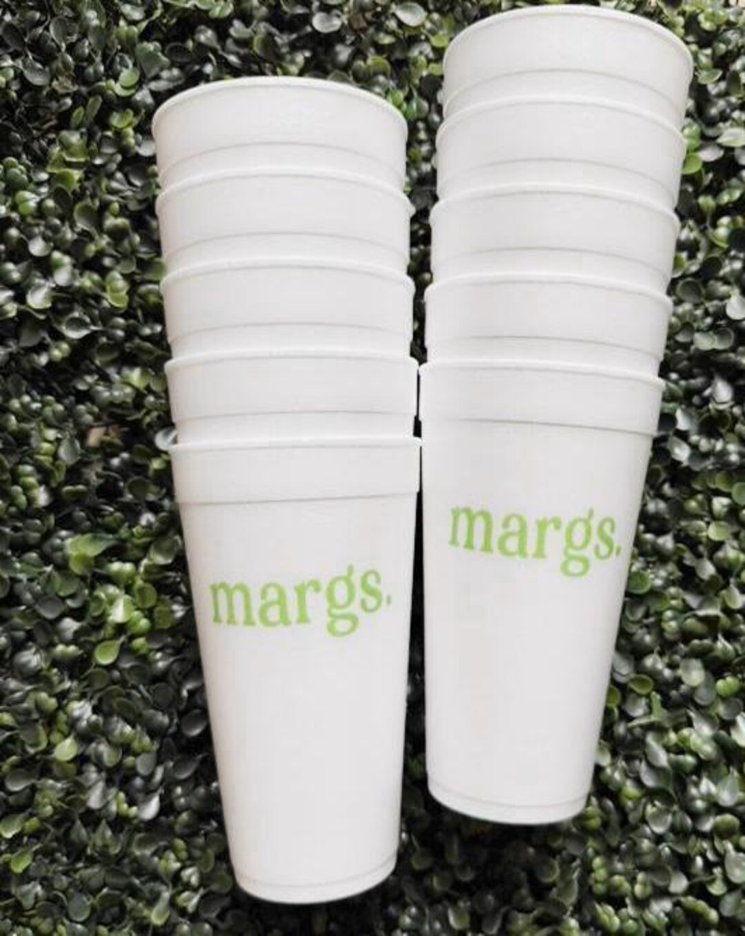 Margs Cups/ Margarita Foam Cups/independence Day/fourth of July Party ...