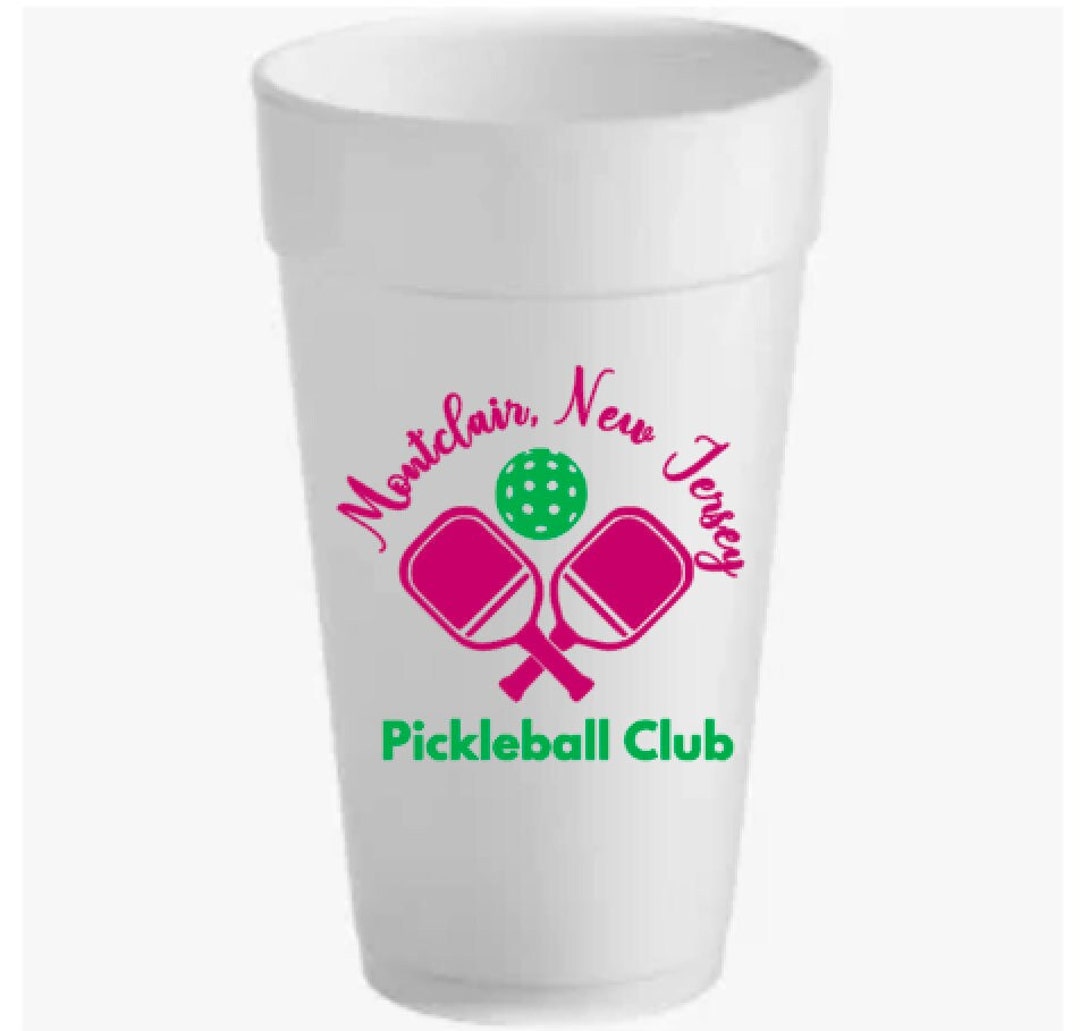 Pickleball Foam Cups/pickleball Club/ Team Cups/ Sleeve of Cups - Etsy