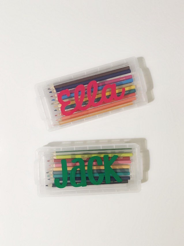 Colored Pencil Case/ Markers Case/ Crayon Box/ Craft Box/ | Etsy