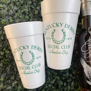 Kentucy Derby Social Club Cups/ Derby Party Decor/ Derby Party ...