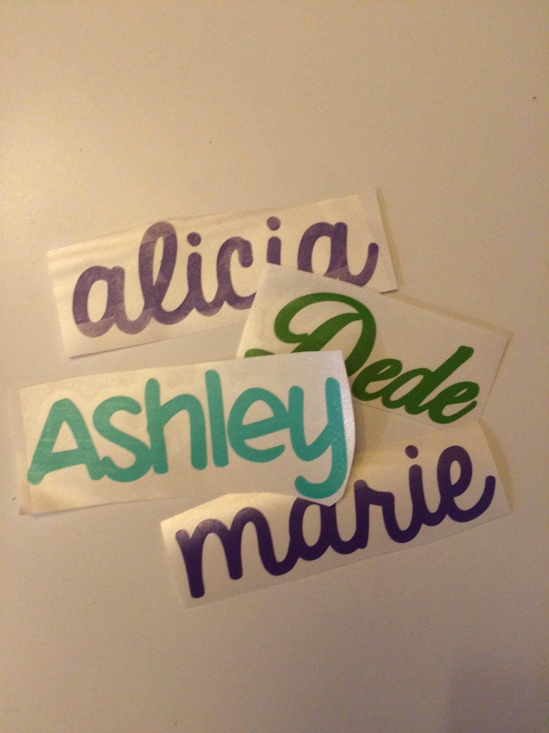Personalized, Name, Monograms Decal, Stickers, DIY Labels/back to ...