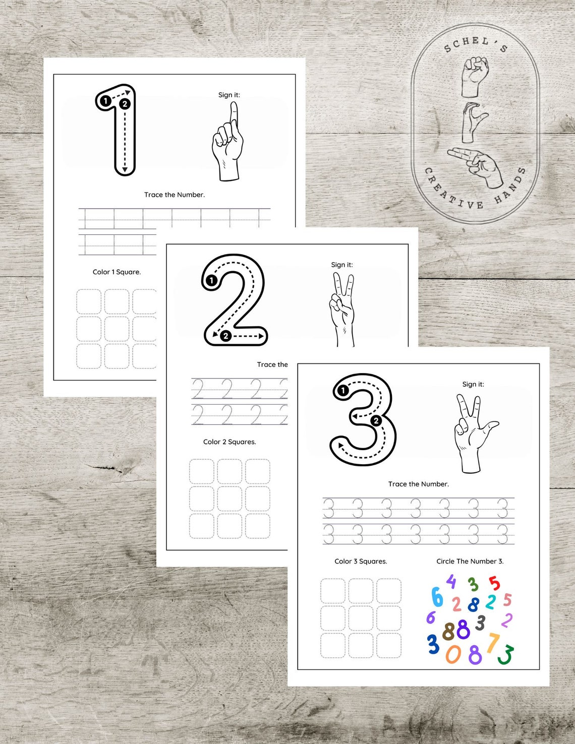 ASL Alphabet Numbers Tracing, Handwriting Chart, Letter Tracing ...