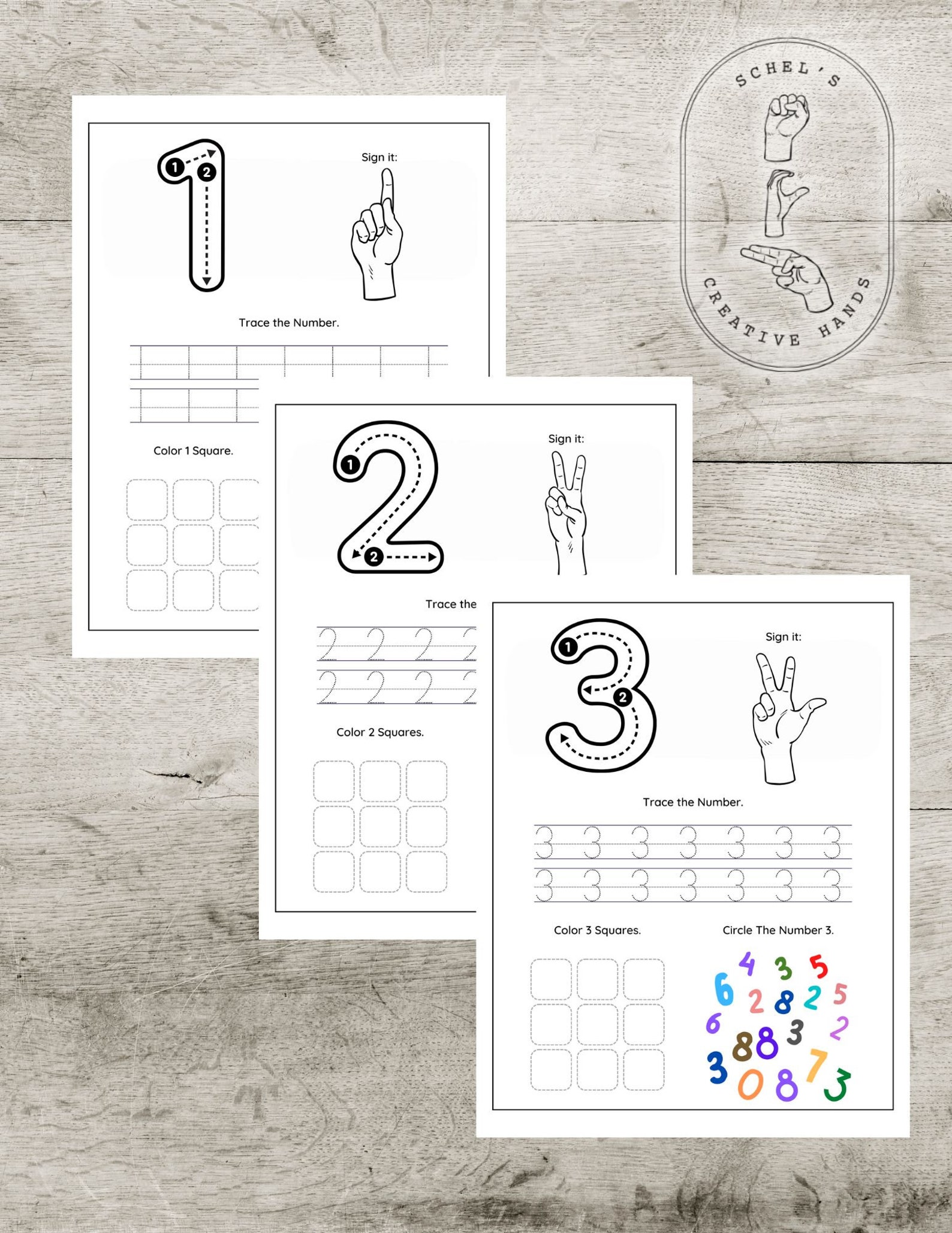 ASL Alphabet Numbers Tracing, Handwriting Chart, Letter Tracing ...