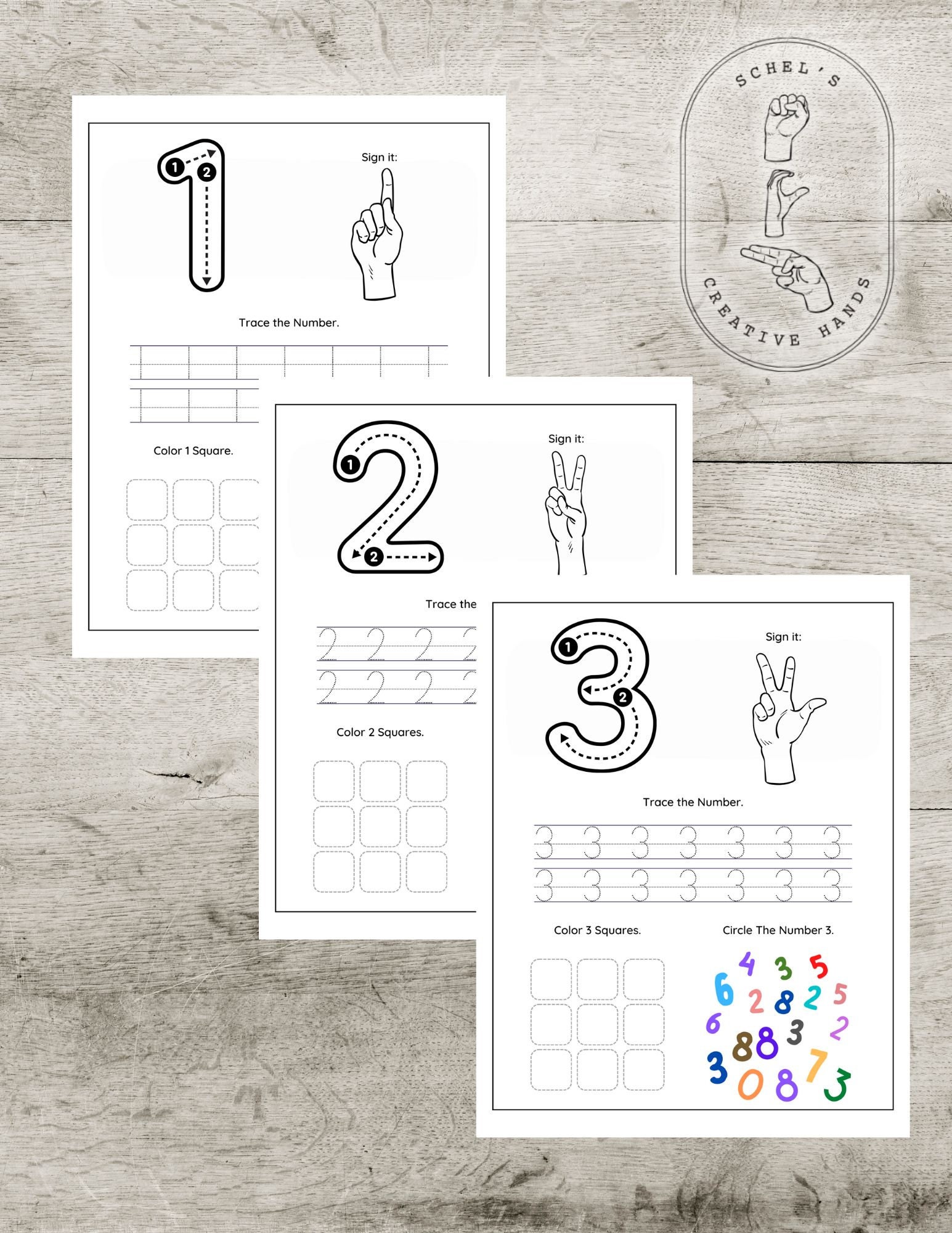 ASL Alphabet Numbers Tracing, Handwriting Chart, Letter Tracing ...
