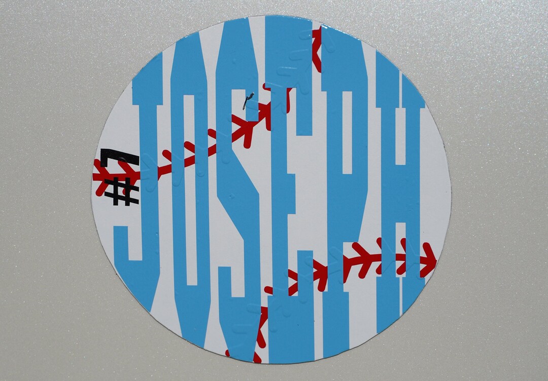 Personalized Baseball Magnet - Etsy